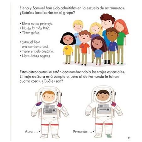 EL ESPACIO. Pasatiempos y juegos para pequeñines.