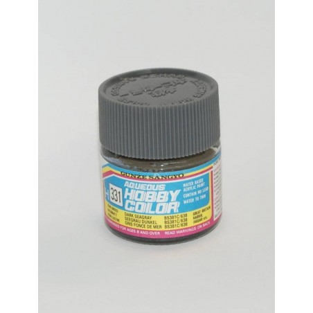 Pintura Acrílica al Agua HOBBY COLOR H331 Gris Mar Oscuro BS381C/638 ...
